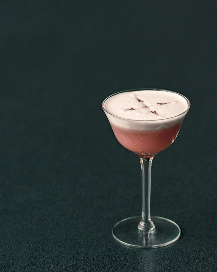 Pink Lady Cocktail Recipe - A Tart Gin Drink with Applejack and Grenadine